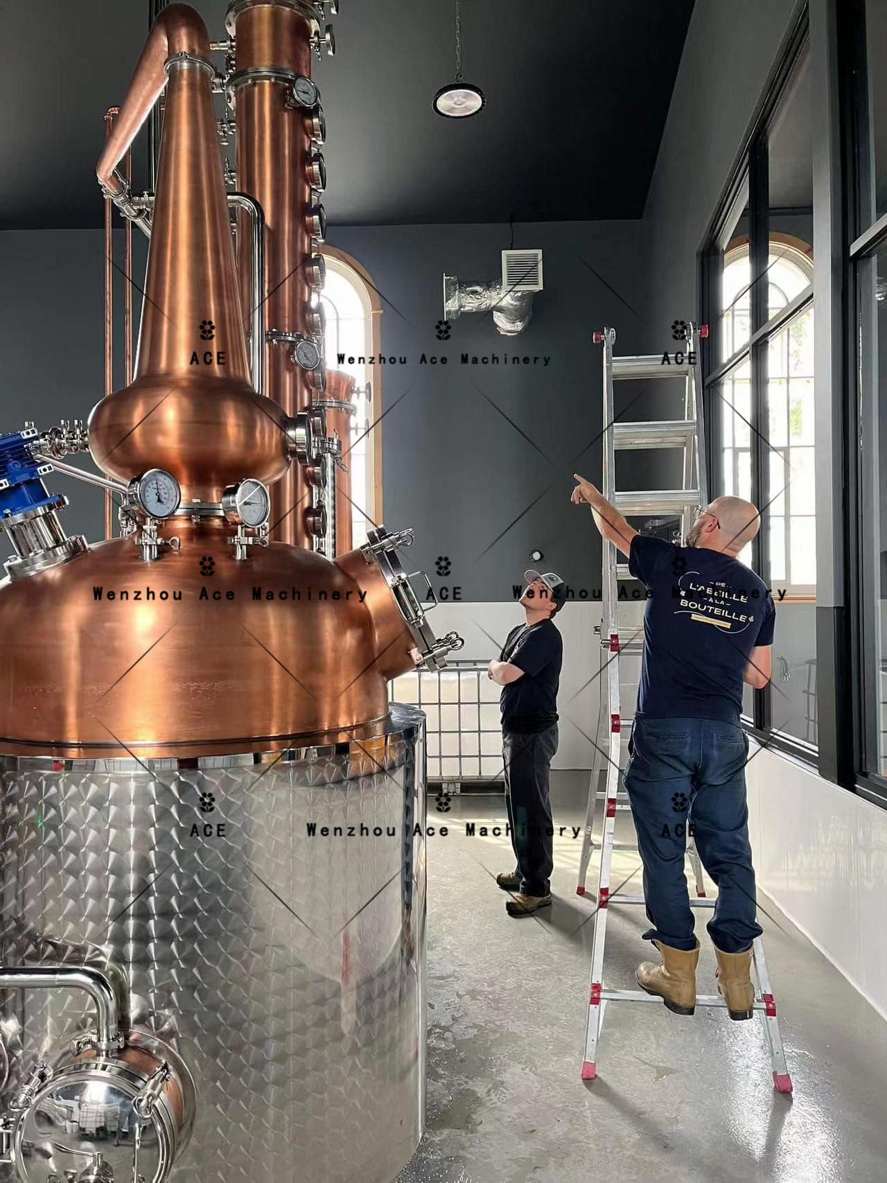 Customize 50 To 10,000 Liter Copper Stills